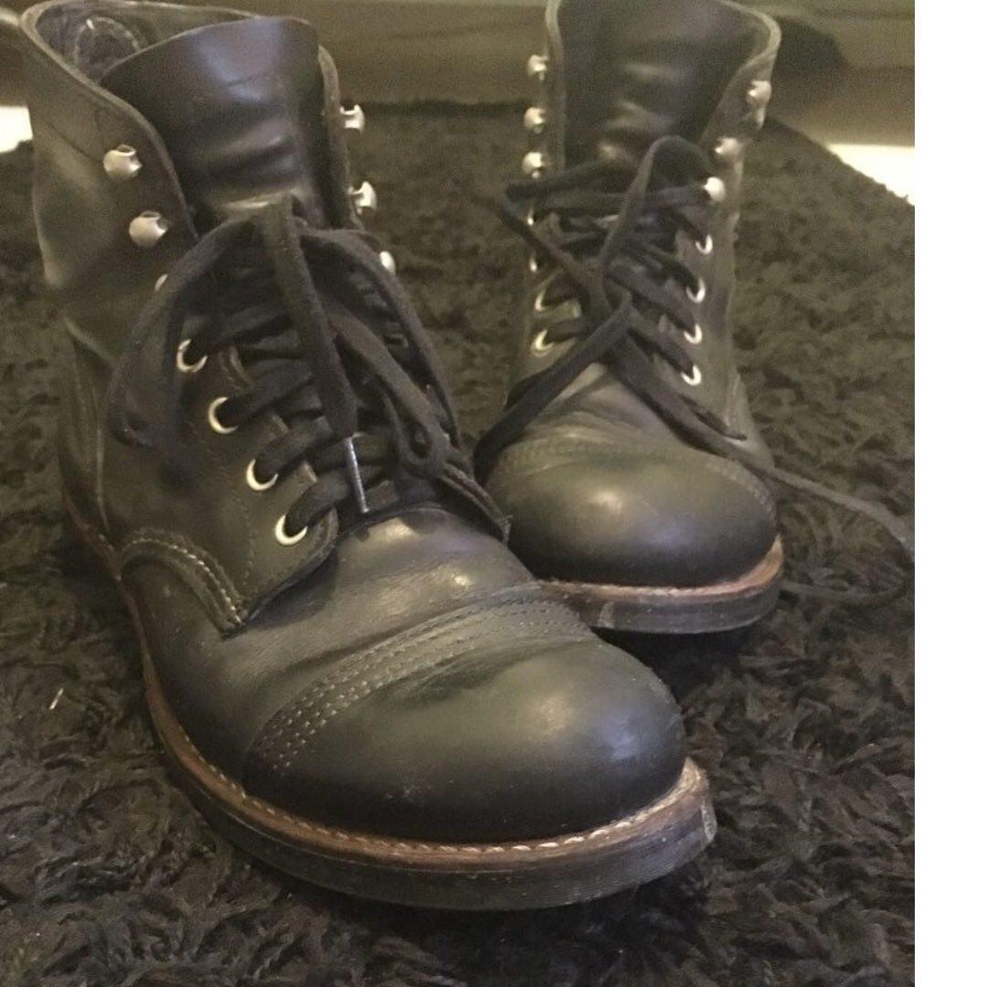 Red Wing Iron Ranger 8114 (Black), Men's Fashion, Footwear, Boots on ...