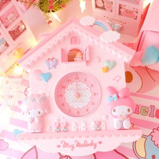 Sanrio Melody Clock, Furniture & Home Living, Home Decor, Clocks on ...