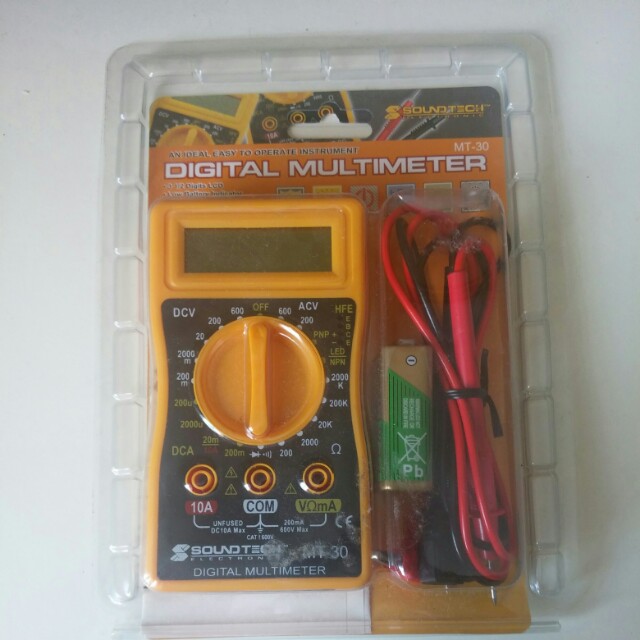 SoundTech Digital Multimeter, Health & Nutrition, Health Monitors ...