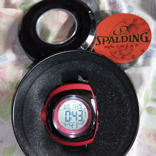 Spalding watch red and black, Women's Fashion, Watches & Accessories ...