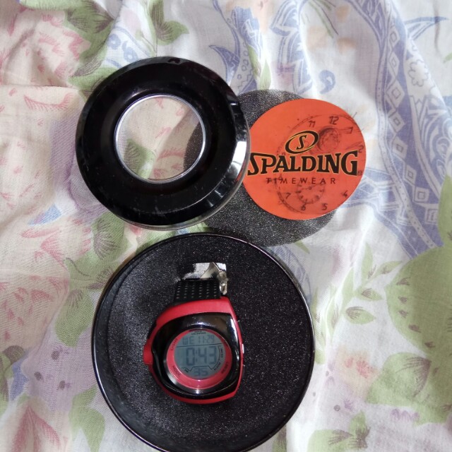 Spalding watch red and black, Women's Fashion, Watches & Accessories ...