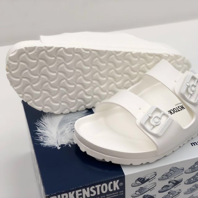 27cm Birkenstock Arizona Triple White EVA, Men's Fashion, Footwear ...