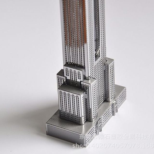 3D Metal Model - Empire State Building, Hobbies & Toys, Toys & Games on ...