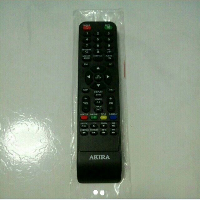 Akira TV remote control, TV & Home Appliances, TV & Entertainment, TV ...