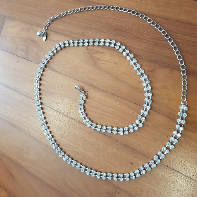 $20 now! Aldo diamond chain belt, Luxury, Accessories on Carousell