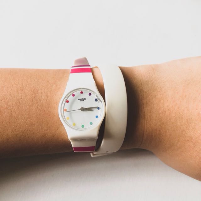 [BN] Swatch Wrap Watch (Colorao), Women's Fashion, Watches ...