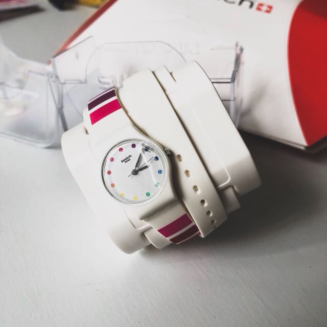 [BN] Swatch Wrap Watch (Colorao), Women's Fashion, Watches ...