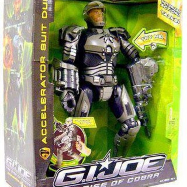 G.I. JOE - The Rise of Cobra Accelerator Suit Duke action figure ...
