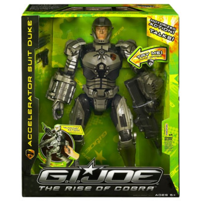 G.I. JOE - The Rise of Cobra Accelerator Suit Duke action figure ...