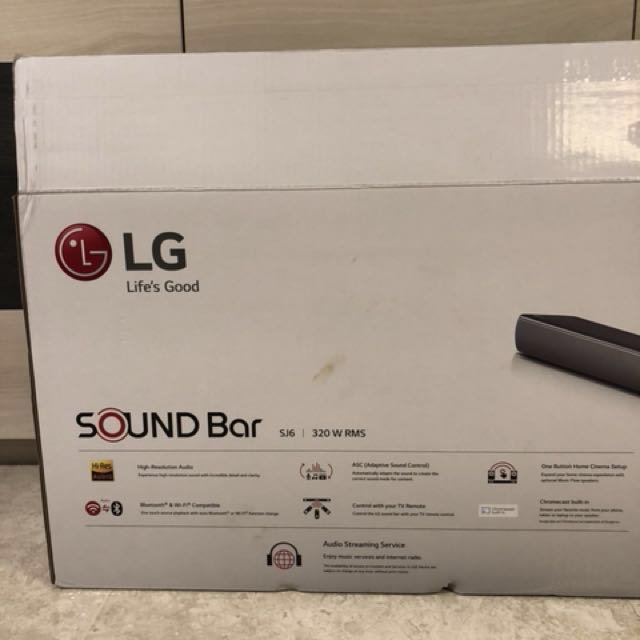 LG SJ6 Sound bar, Audio, Soundbars, Speakers & Amplifiers on Carousell