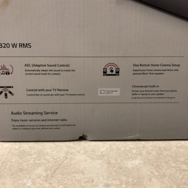 LG SJ6 Sound bar, Audio, Soundbars, Speakers & Amplifiers on Carousell