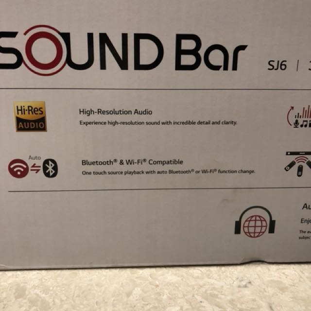 LG SJ6 Sound bar, Audio, Soundbars, Speakers & Amplifiers on Carousell