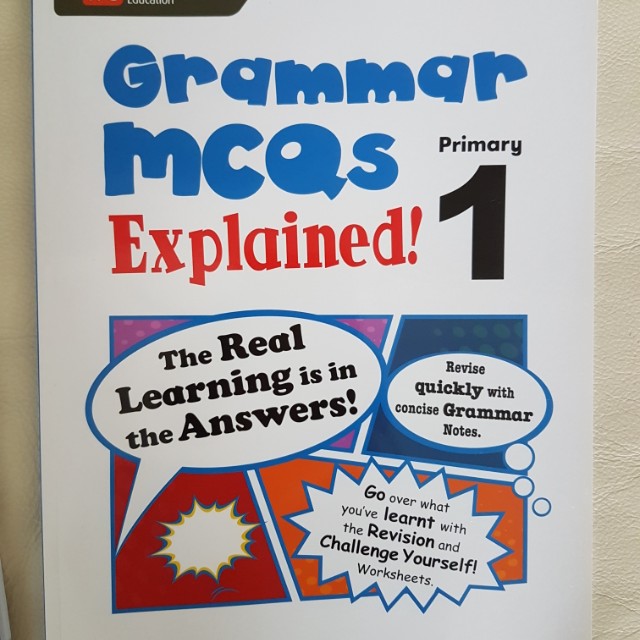 P1 English grammar and vocabulary mcqs explained, Hobbies & Toys, Books ...