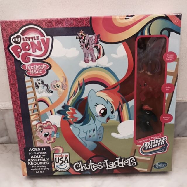 My Little Pony chutes and ladders, Toys & Games, Board Games & Cards on ...