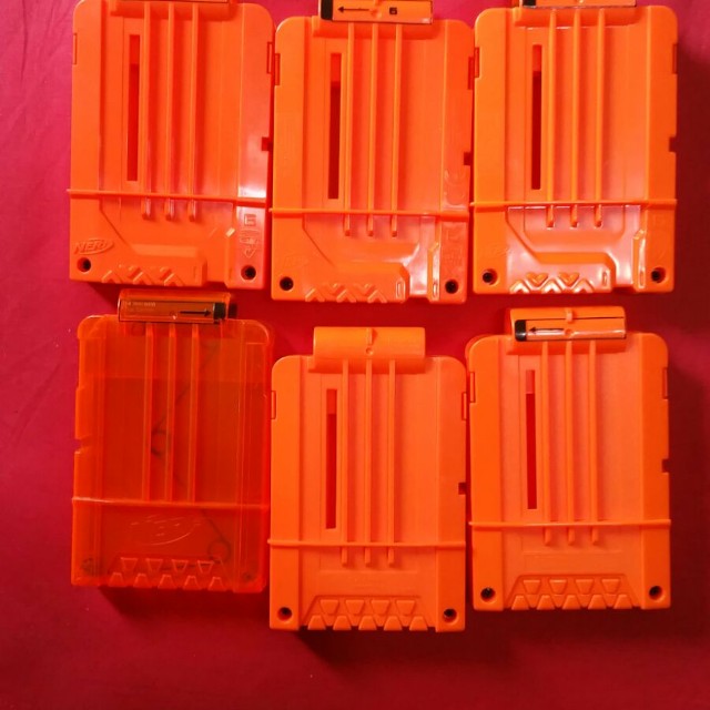 Nerf 6 round clip/ magazine, Hobbies & Toys, Toys & Games on Carousell