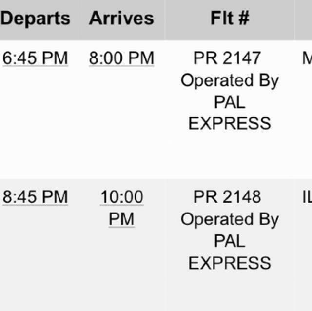 RT tickets Manila-Iloilo ILO-MNL PAL 2pax, Tickets & Vouchers, Local ...