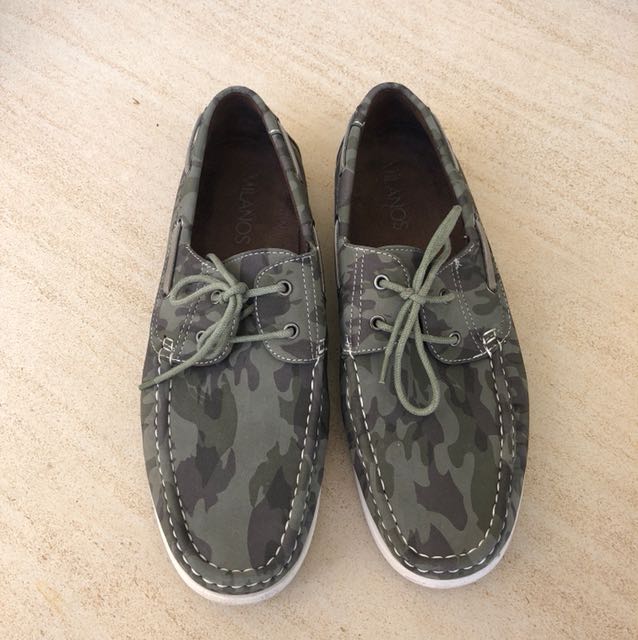 Top sider camou, Men's Fashion, Footwear, Slippers & Slides on Carousell