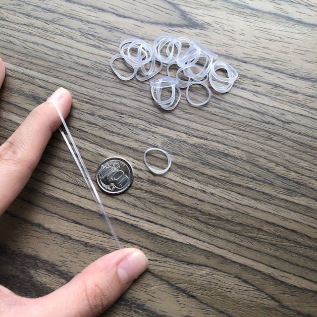 Translucent mini rubber bands, Everything Else on Carousell