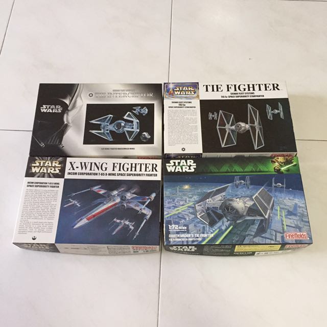 1/72 Star Wars Model Kits x 4 (Fine Molds), Hobbies & Toys, Toys ...
