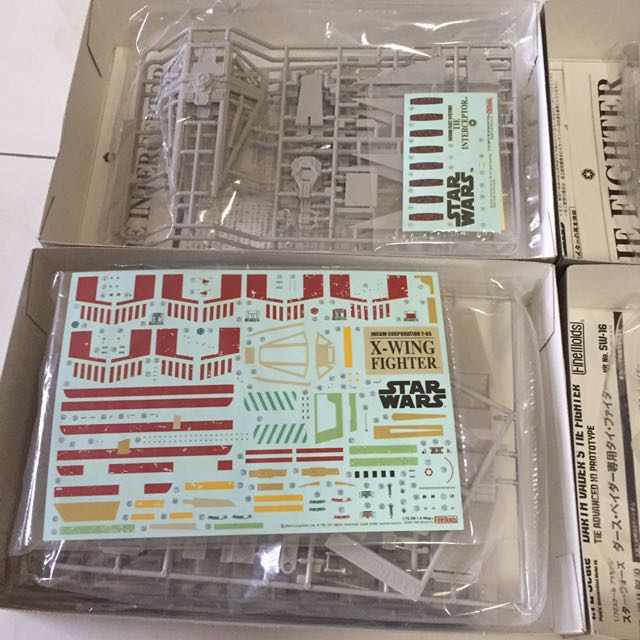 1/72 Star Wars Model Kits x 4 (Fine Molds), Hobbies & Toys, Toys ...