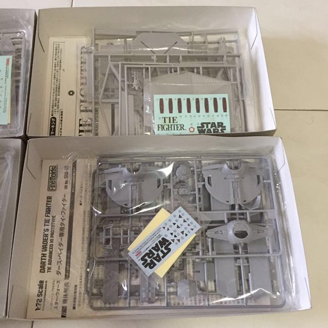 1/72 Star Wars Model Kits x 4 (Fine Molds), Hobbies & Toys, Toys ...