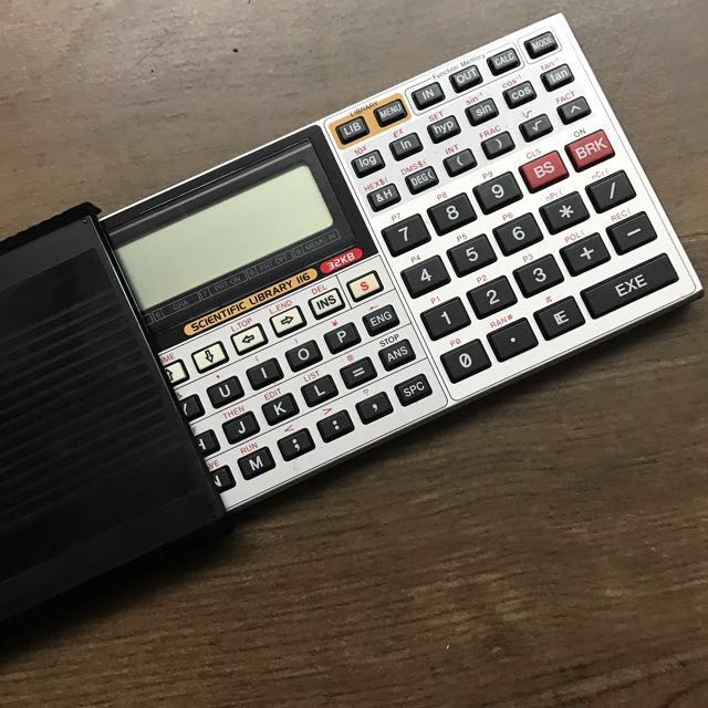 日本製 CASIO FX-880P personal computer SCIENTIFIC LIBRARY 116, 音響器材, 音樂播放 ...