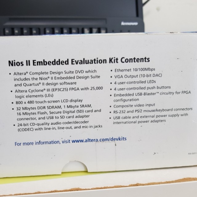 Altera Cyclone FPGA Nios II Embedded Evaluation Kit, Audio, Other Audio Equipment on Carousell