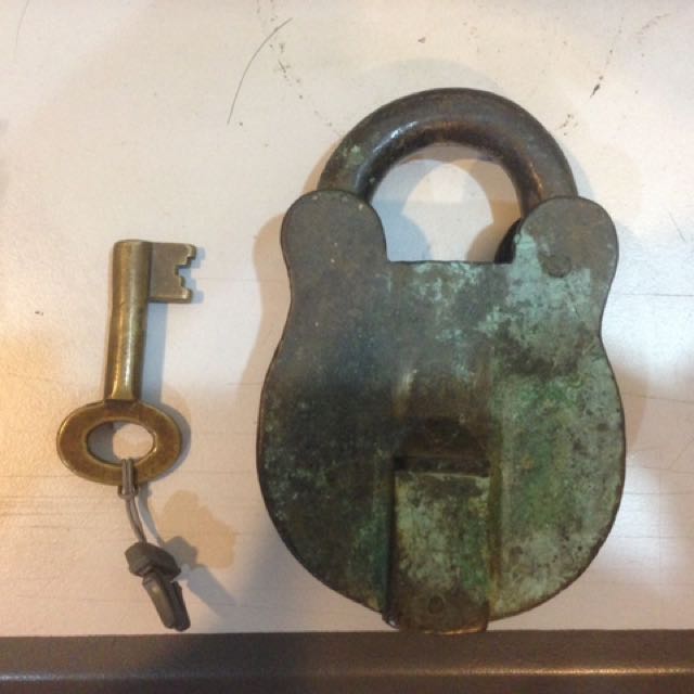 Antique lock, Furniture & Home Living, Home Decor, Vases & Decorative ...
