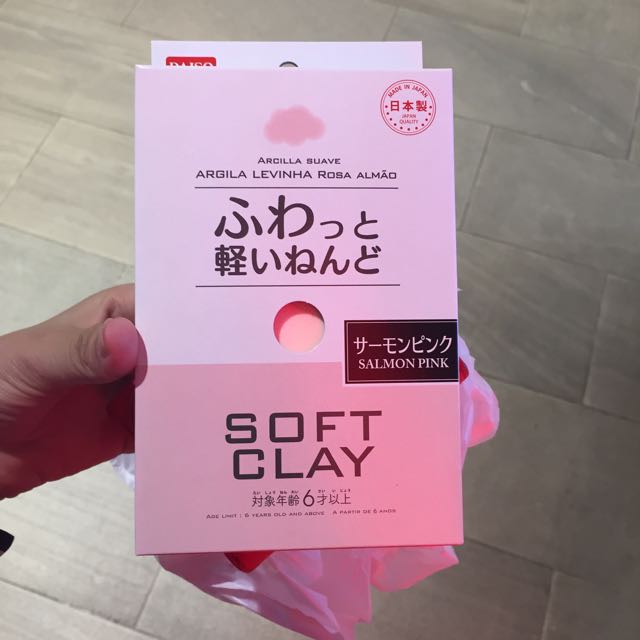 Daiso Clay pink, Hobbies & Toys, Stationery & Craft, Craft Supplies ...