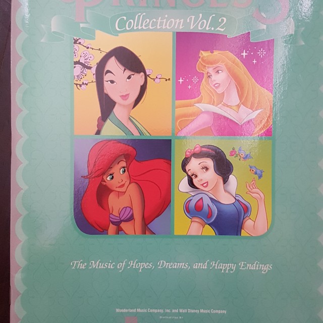 Disney princess piano score book, Hobbies & Toys, Music & Media, Music ...