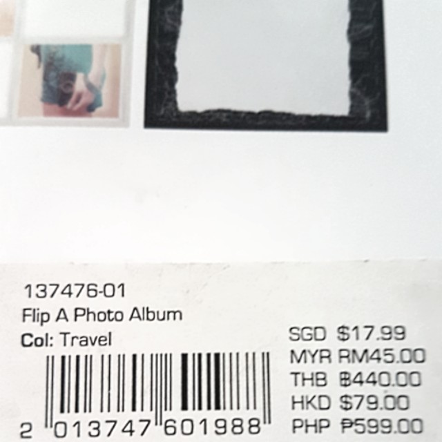 Brand New Flip Book Photo Album from Typo (Travel Theme), Hobbies ...