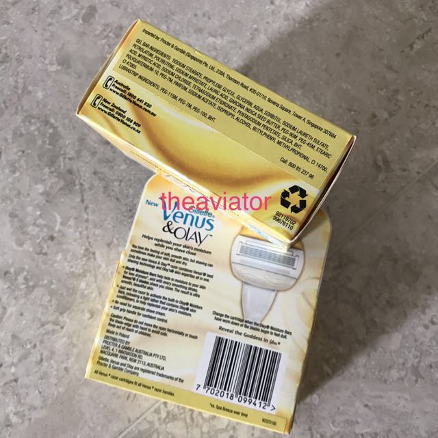 Gillette Venus Olay razor cartridge (2 new boxes), Beauty & Personal ...
