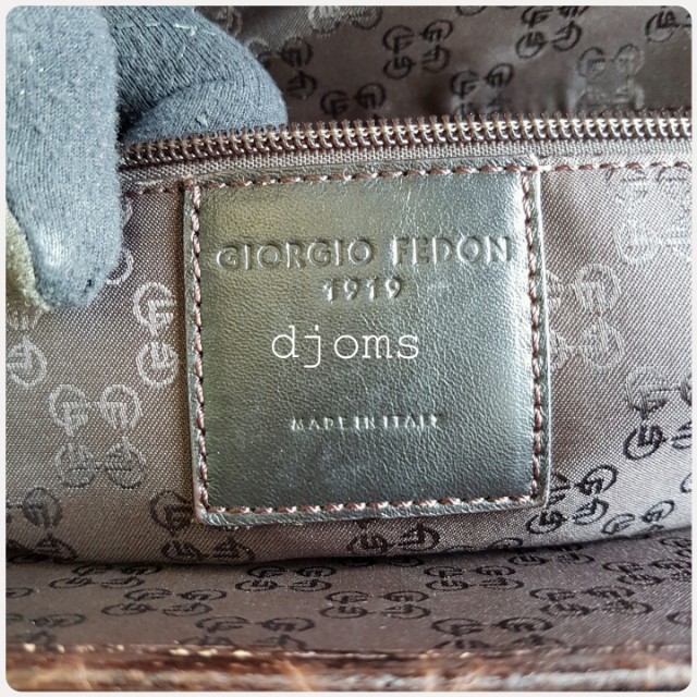GIORGIO FEDON 1919 Brown work tote bag, Luxury, Bags & Wallets on Carousell