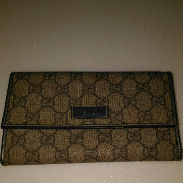Gucci Long Wallet, Luxury, Bags & Wallets on Carousell