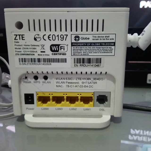 LTE Globe Wifi Modem Router, Computers & Tech, Parts & Accessories ...