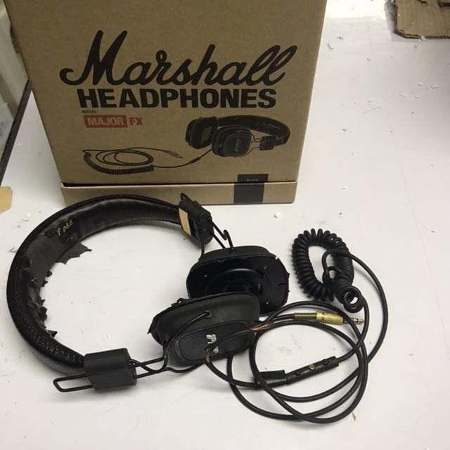 Marshall major headphones (to be restored, broken foam), Audio ...