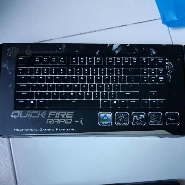 Quick Fire Rapid-i Mechanical Gaming Keyboard (Blue Switch), Computers ...