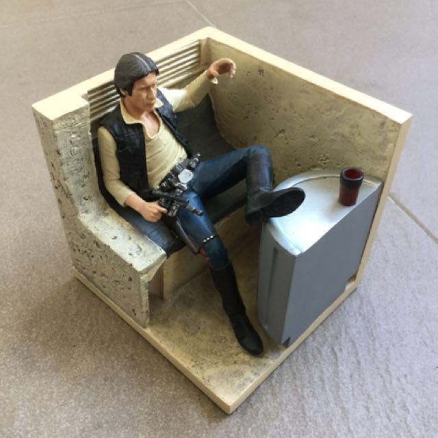 Star Wars Mos Eisley Cantina Bookends Han Solo and Greedo Scene "Who Shot First?", Hobbies ...