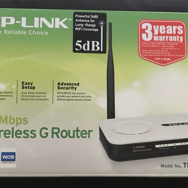 TP-Link 54Mbps wireless G Router, Computers & Tech, Parts & Accessories ...