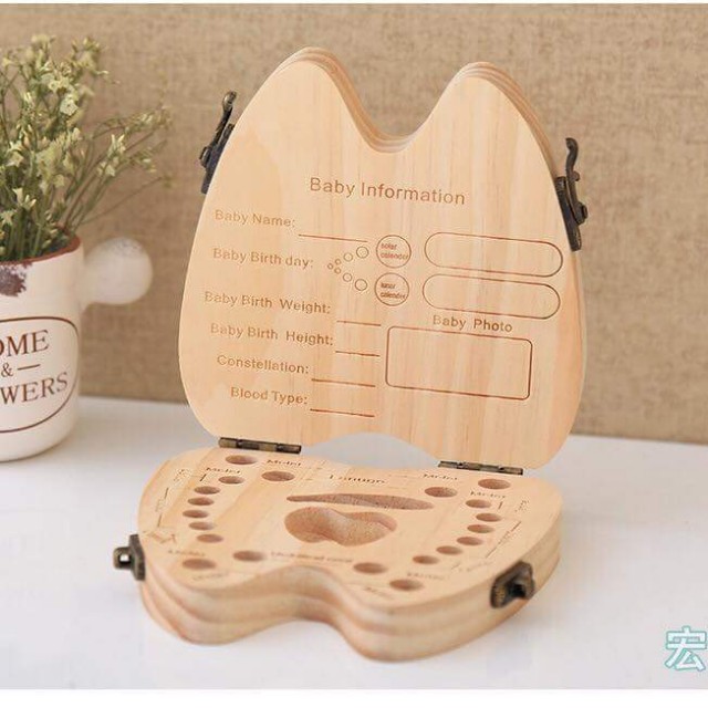 Wooden Tooth Box, Hobbies & Toys, Stationery & Craft, Craft Supplies ...