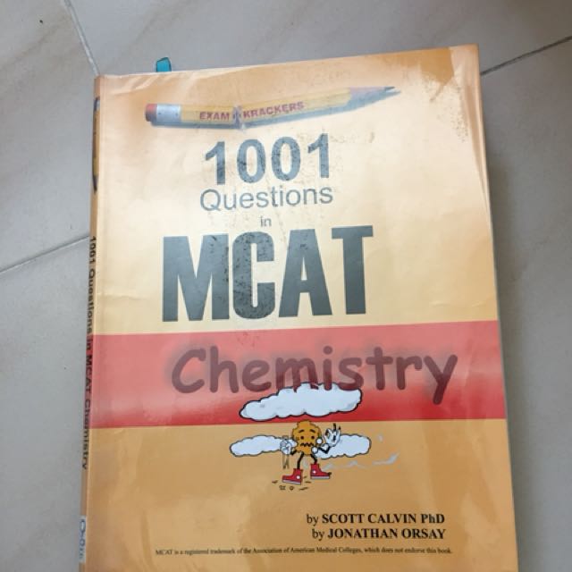 1001 questions in MCAT - chemistry, Hobbies & Toys, Books & Magazines ...