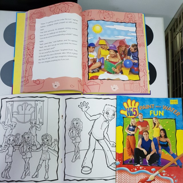 Children Books(Hi-5 CD Storybook (hardcover), Colouring & Paint with ...