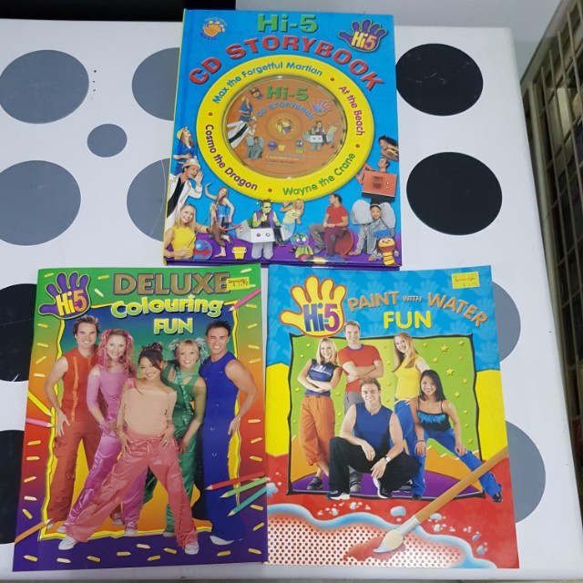 Children Books(Hi-5 CD Storybook (hardcover), Colouring & Paint with ...