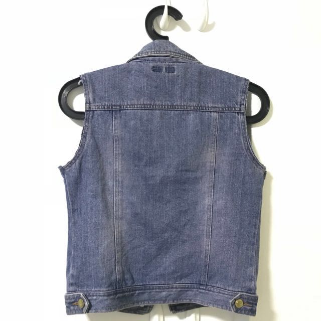 Denim Vest - Guns n Roses / Rocker, Women's Fashion, Tops, Other Tops ...