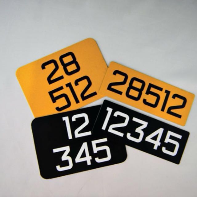 E-Bike license plate, Motorcycles, Motorcycle Accessories on Carousell