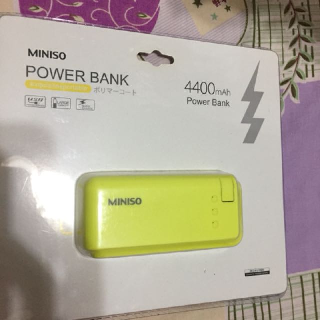 miniso power bank, Electronics, Others on Carousell