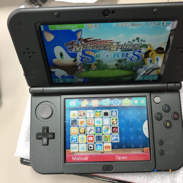 New 3DS XL Grey Color - Modified, Video Gaming, Video Game Consoles ...