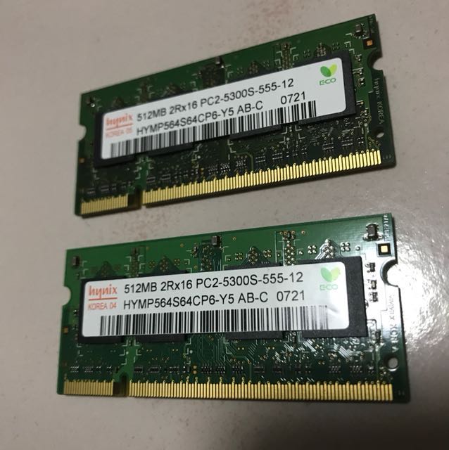 Old laptop ram... actually new cos took out from my computer upgrade ...
