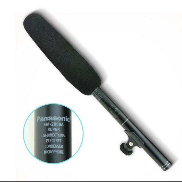 panasonic reporter unidirection electret condenser microphone ...
