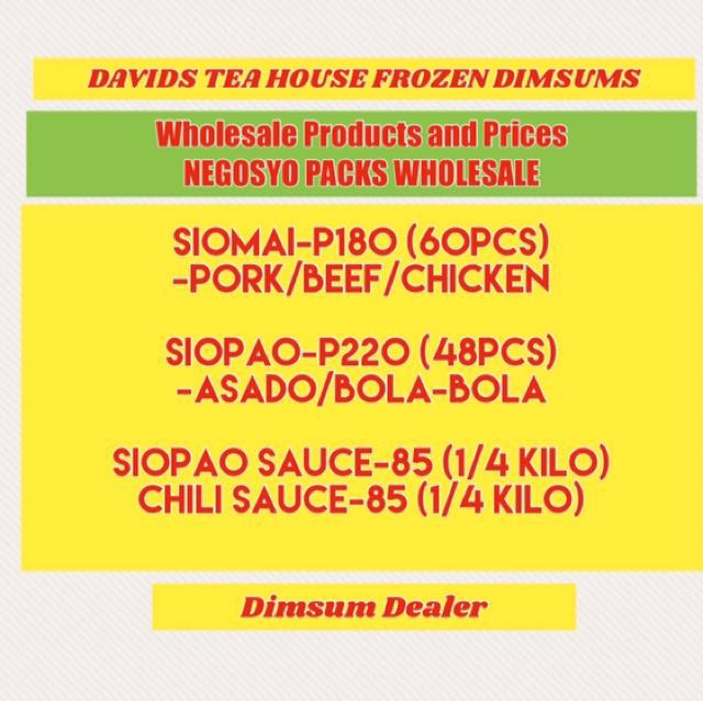 SIOPAO & SIOMAI NEGOSYO PACKS WHOLESALE, Food & Drinks, Local Eats on ...